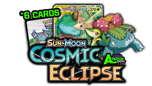 Cosmic Eclipse 6 Card Booster Pack Code - Sun & Moon PTCGO